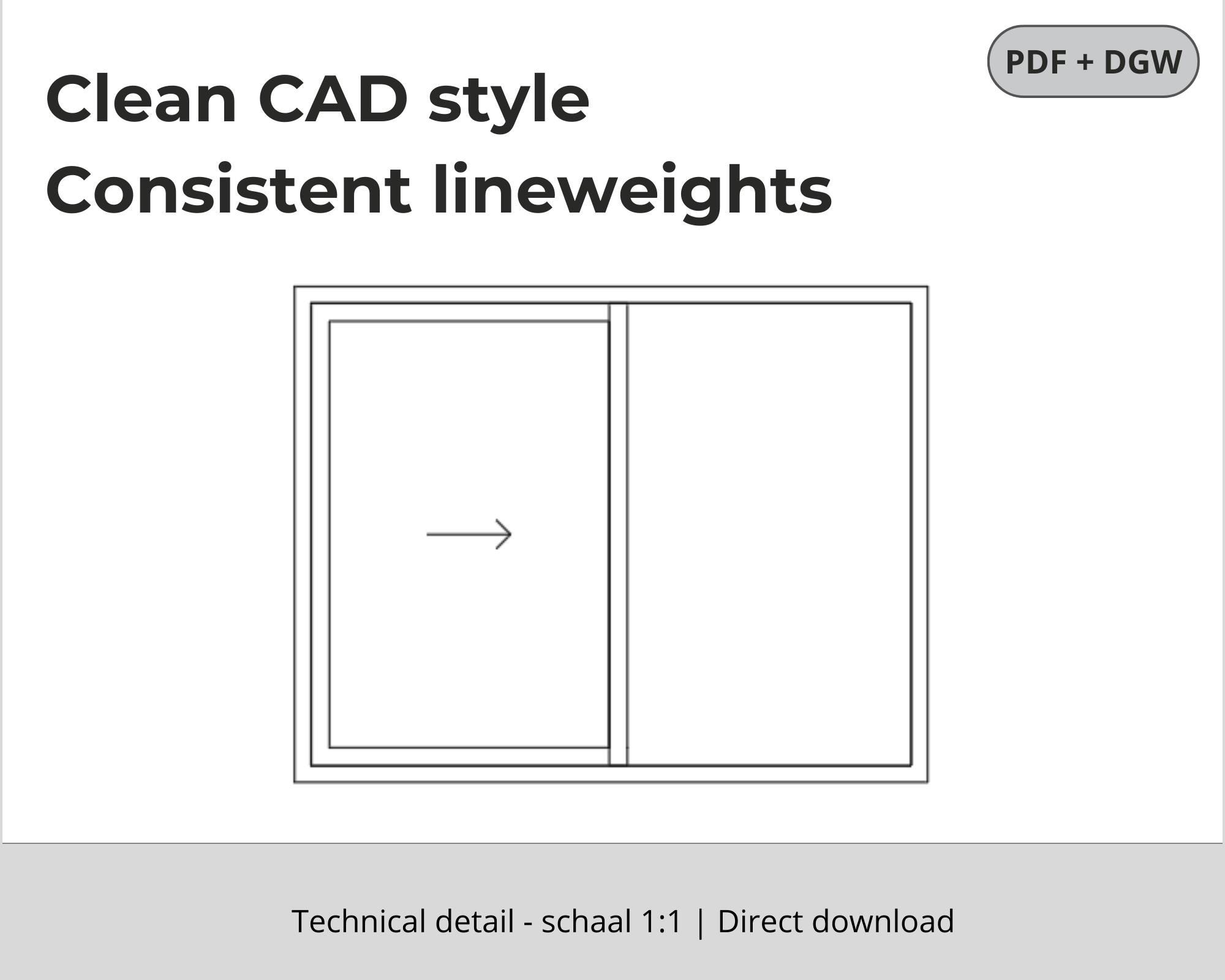 Autocad Window & Door Elevation Symbols | Professional CAD Blocks ...