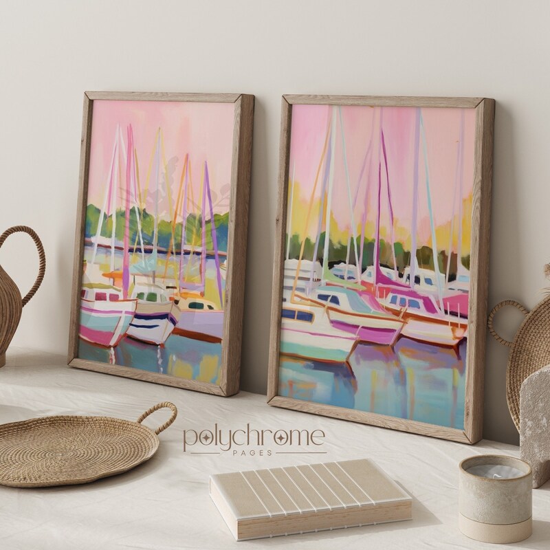 Pastel Sailboat - Etsy