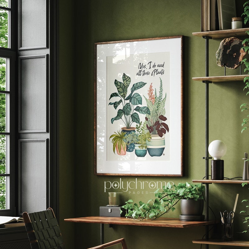 Plant Poster - Etsy