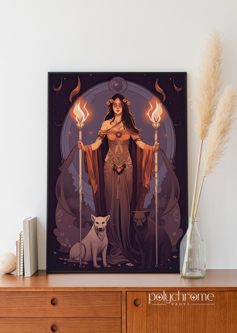 Greek Goddesses Collection Hekate Athena and Persephone - Etsy