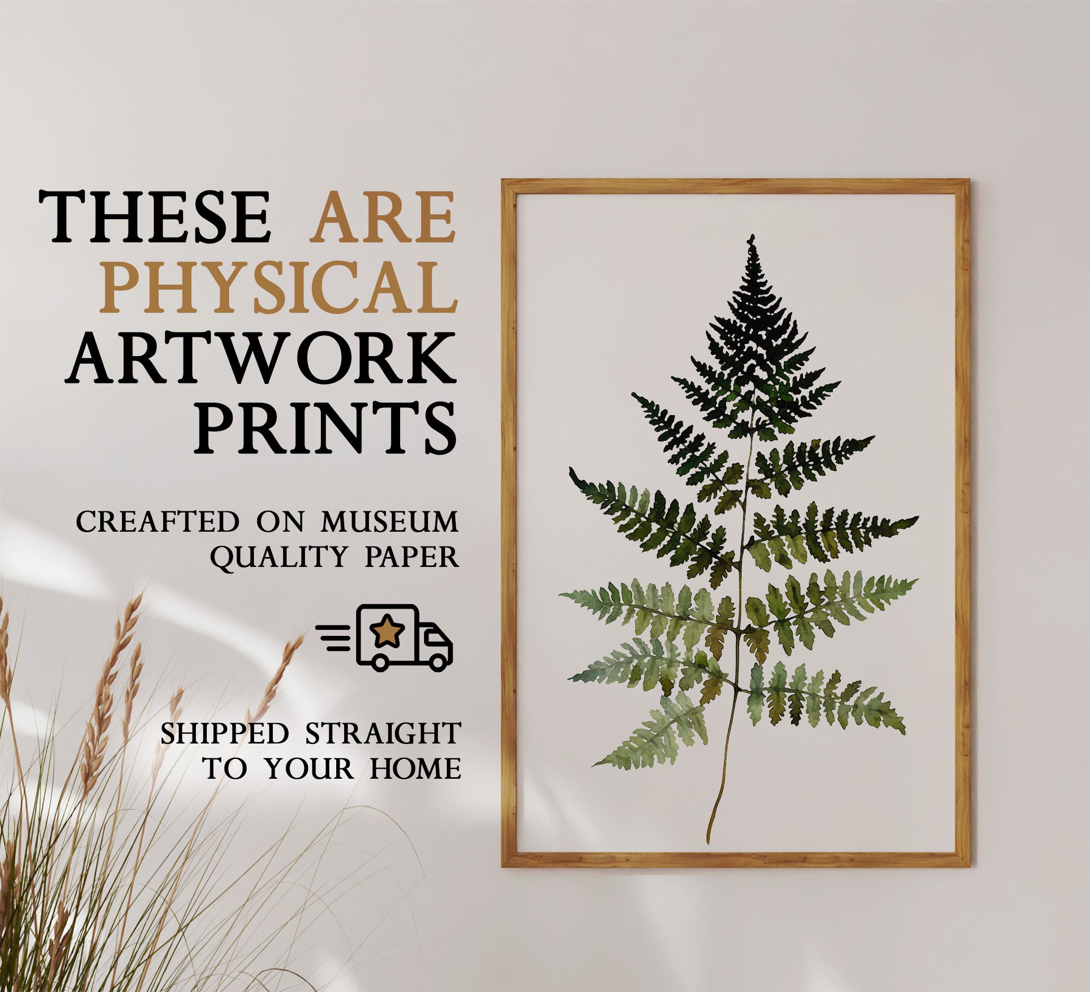 Fern Watercolor Sage Green Aesthetic Forest Painting Autumn - Etsy ...