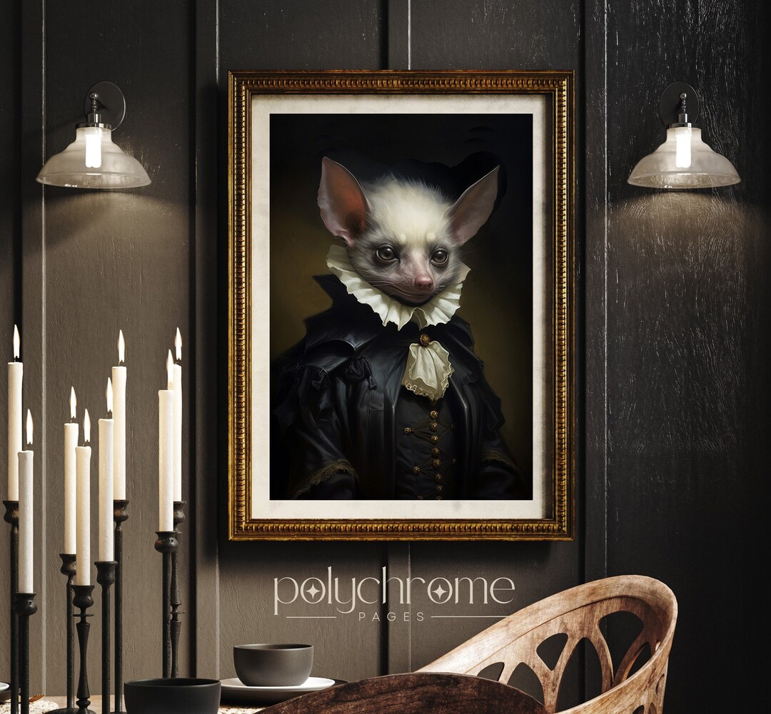 Cute Bat Vampire Art, Dark Academia Victorian Gentleman Gothic Art ...