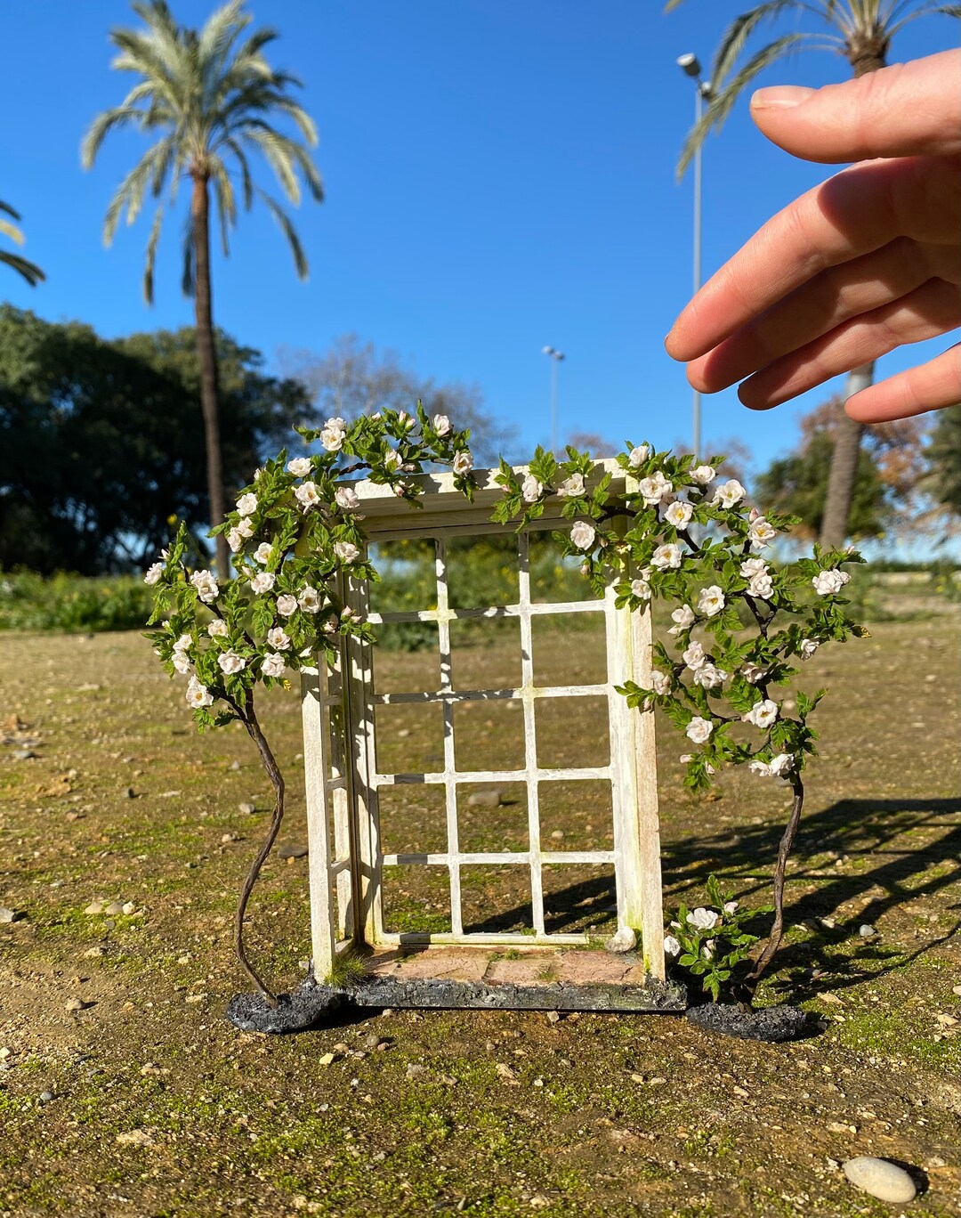 White Climbing Rose for Garden, Scale 1/12 - TO ORDER - Etsy