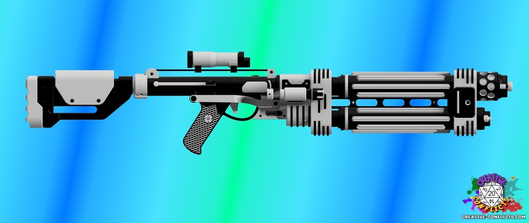 Star Wars - E22 Shore Trooper Rifle STL Download - Etsy
