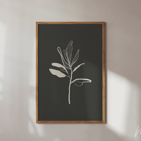 Modern Botanical Art - Etsy