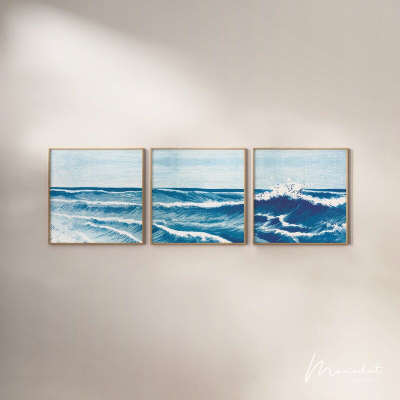 Beach Triptych - Etsy