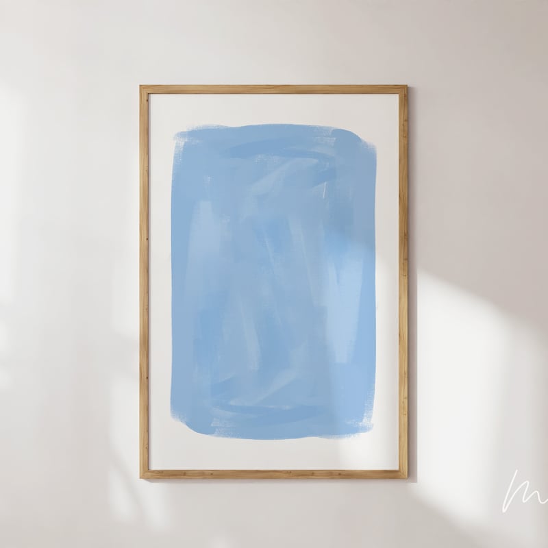 Light Blue Wall Art - Etsy