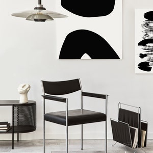 Black and White Square Art Print Set of 9 Modern Gallery Wall Art ...