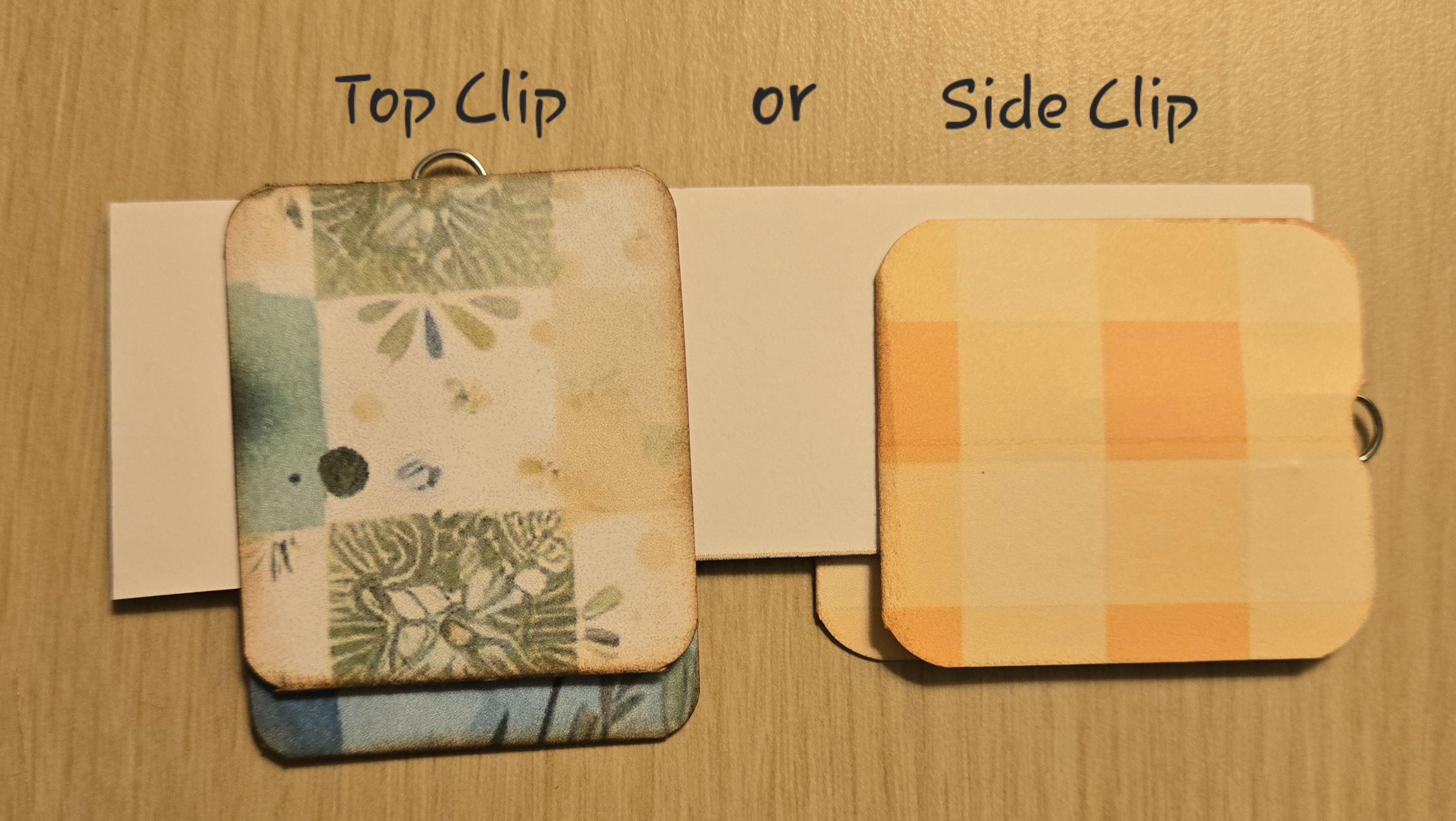 Hidden Paper Clip, FREE SHIPPING. 1 3/4" Wide. Use in Journals ...