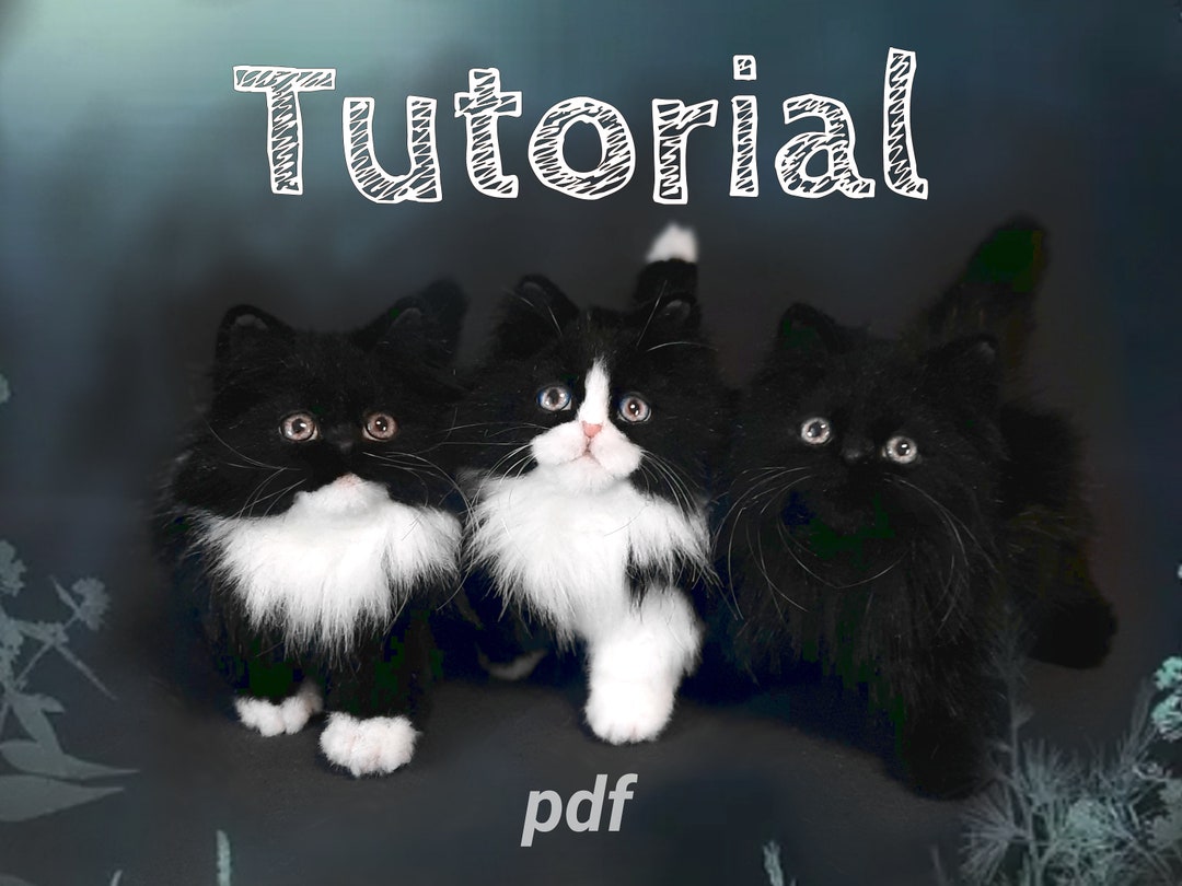 Tutorial Three Kittens, Sewing Toys, Stuffed Animals - Etsy