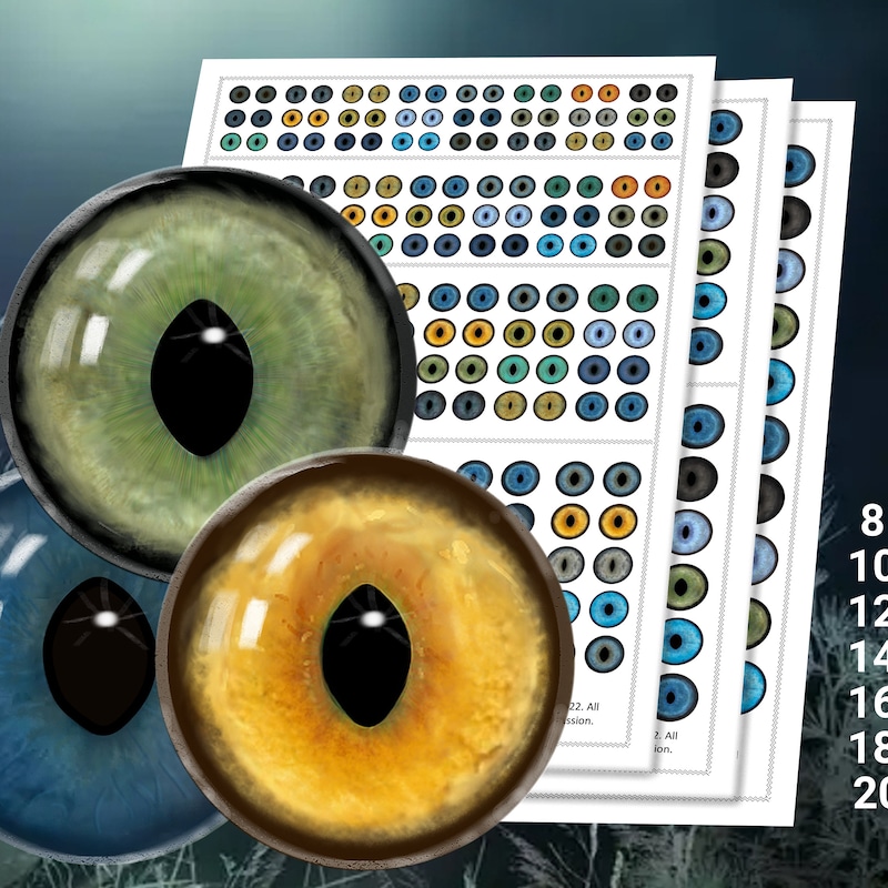Printable Eyes - Etsy