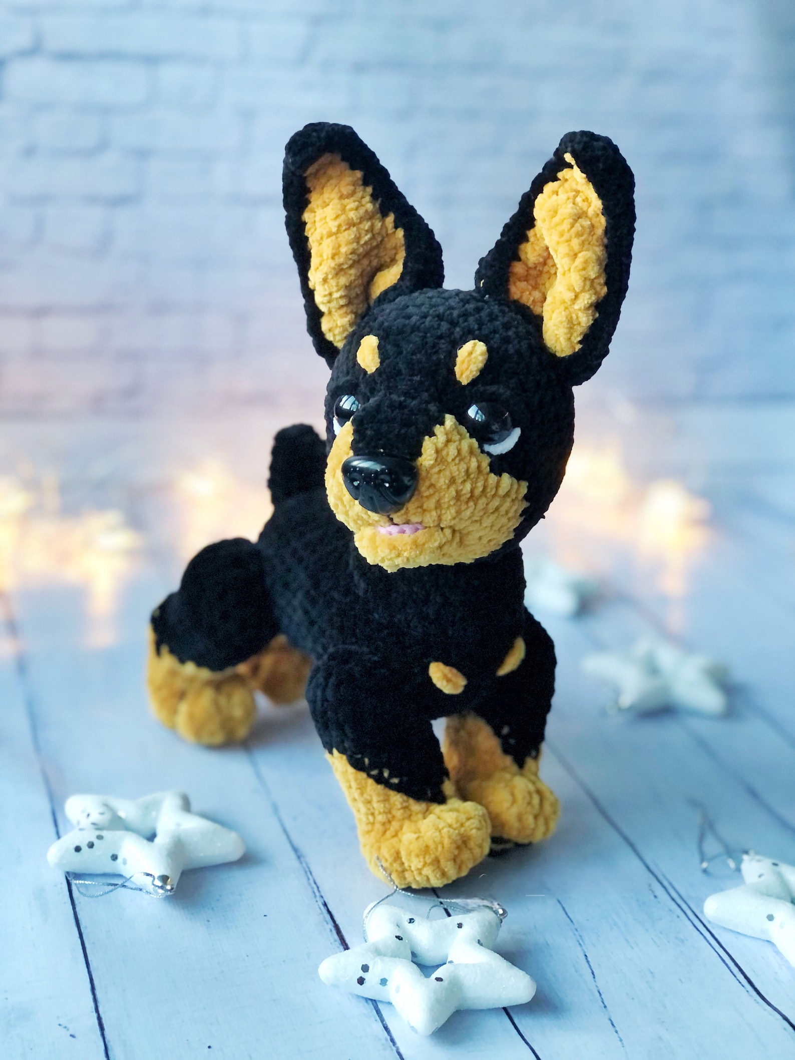 Amigurumi Doberman Crochet Dog Pattern Doberman Pinscher - Etsy