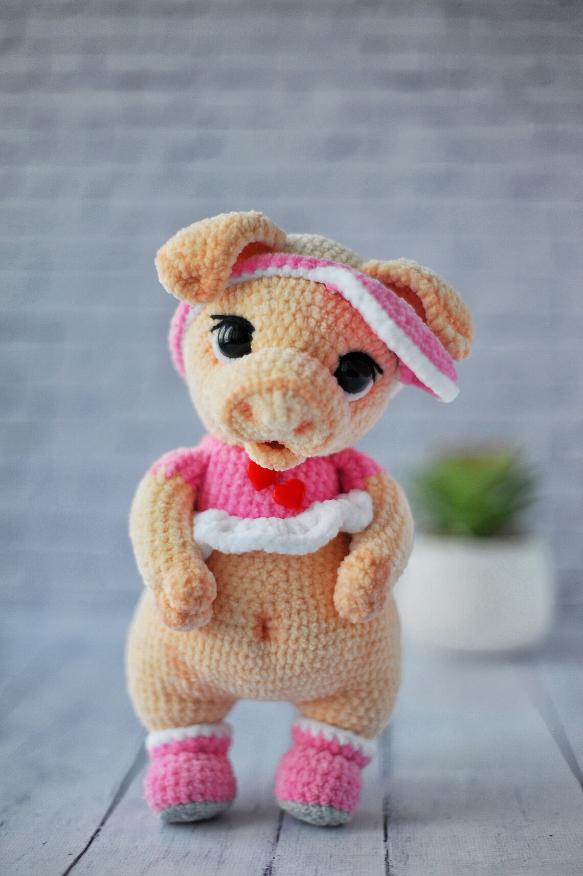 Crochet Pig Pattern Crochet Pig Plus Amigurumi Pig Crochet - Etsy