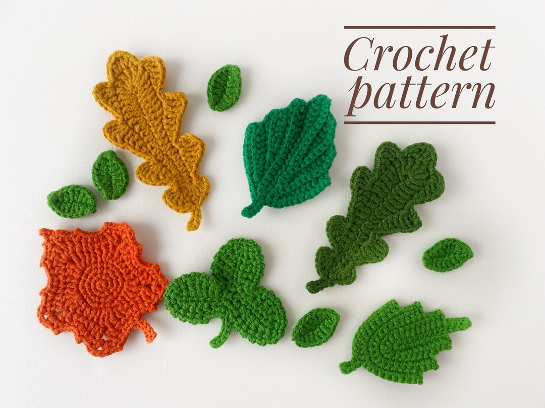 Fall Leaves Crochet Pattern, Autumn Leaves Crochet Pattern - Etsy