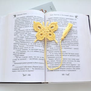 2 in 1 Bookmark Crochet Patterns: Lace and Butterfly. Handmade Bookmark ...