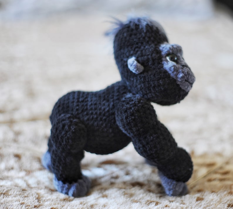 Crochet Gorilla Monkey Crochet Pattern Baby Gorilla Pattern - Etsy UK
