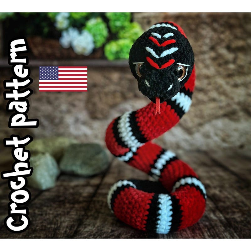 Crochet Snake - Etsy