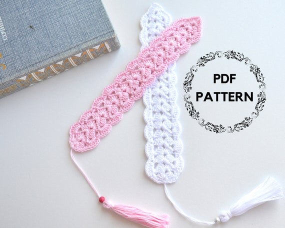 Lace Bookmark Crochet Pattern. - Etsy