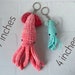 Squid Plush Keychain Pattern - Etsy