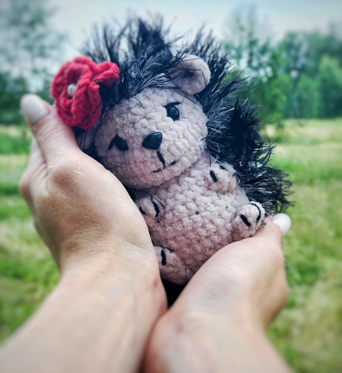 Hedgehog Crochet Pattern Crochet Keychain Easy Crochet - Etsy