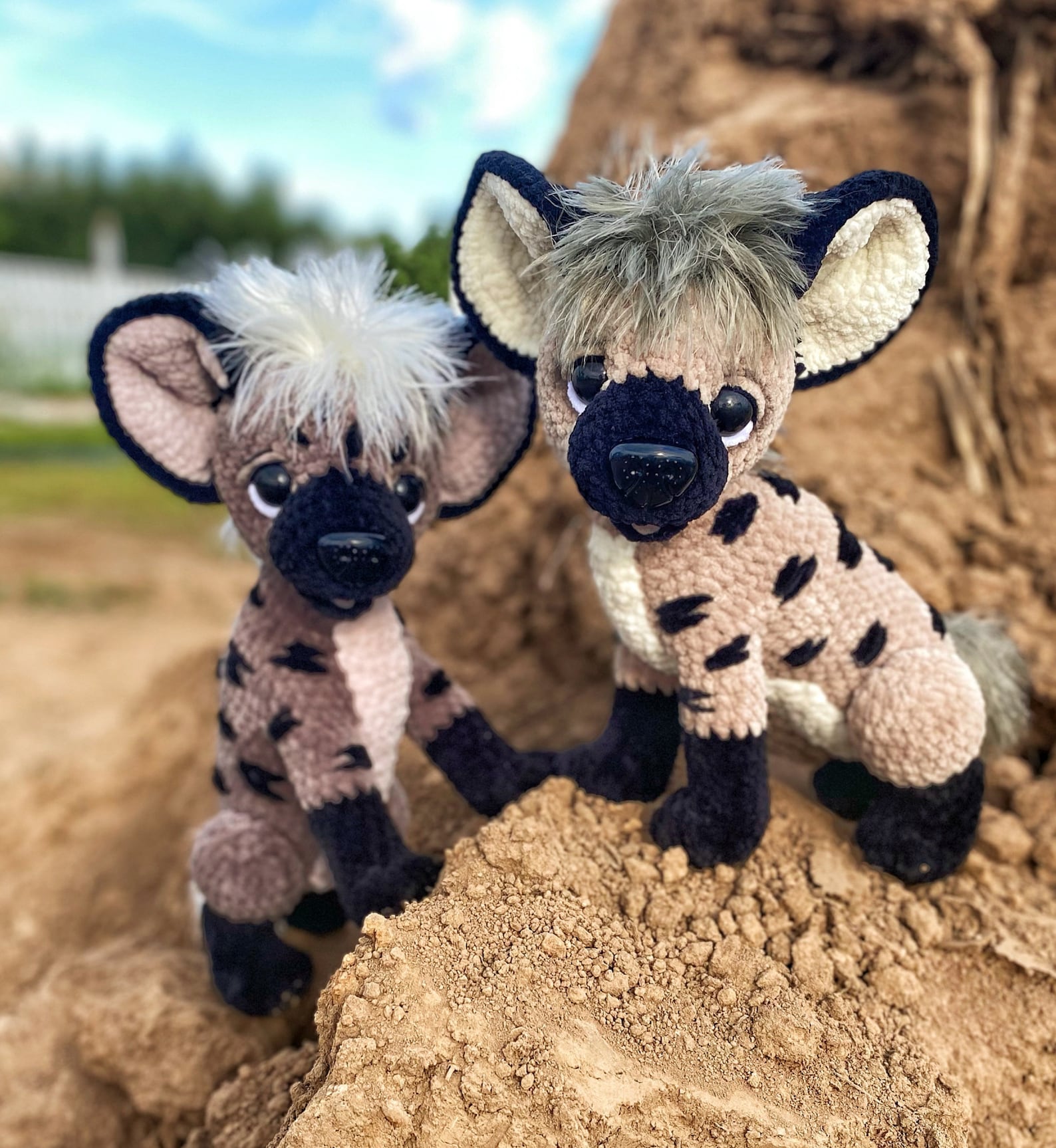 Hyena Crochet Pattern, Hyena Plush, Crochet Animals, Amigurumi Pattern ...
