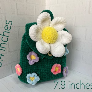Crochet Flower Backpack Pattern, Flower Girl Gift - Etsy