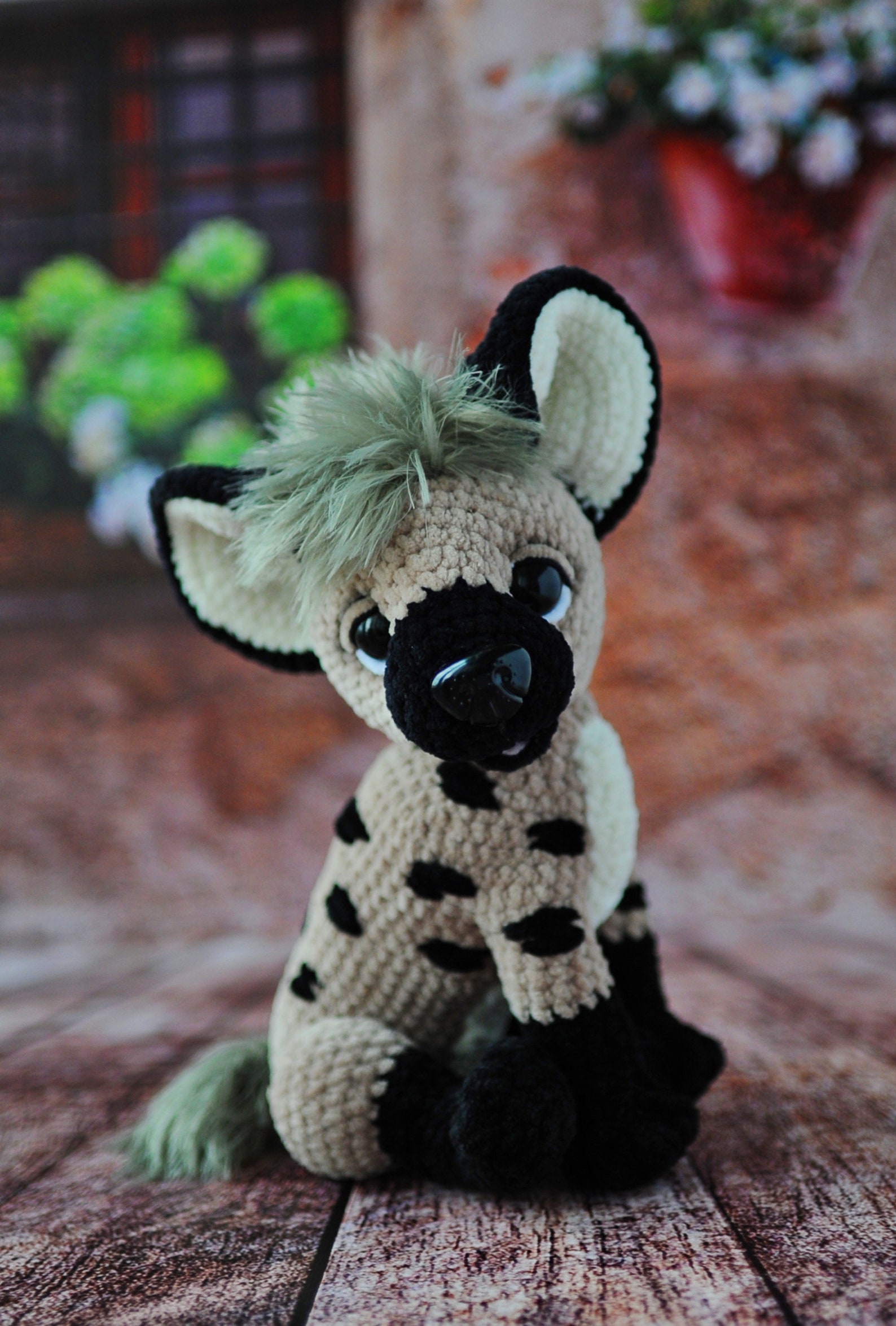 Hyena Crochet Pattern, Hyena Plush, Crochet Animals, Amigurumi Pattern ...
