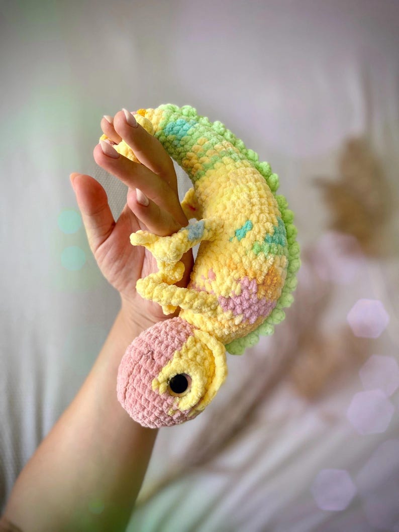 Crochet Chameleon Pattern, Kids Toy Pattern, Crochet Tutorial PDF. - Etsy