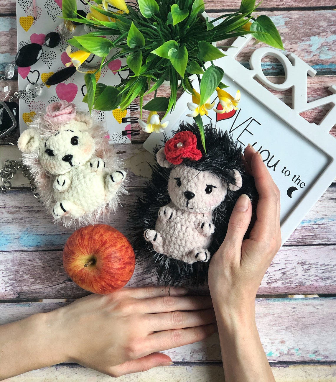Hedgehog Crochet Pattern Crochet Keychain Easy Crochet - Etsy