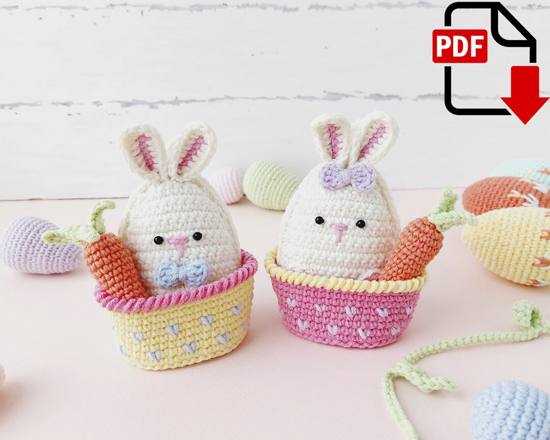 Crochet Easter Decoration Pattern, Easter Toys Crochet Pattern, Easter ...