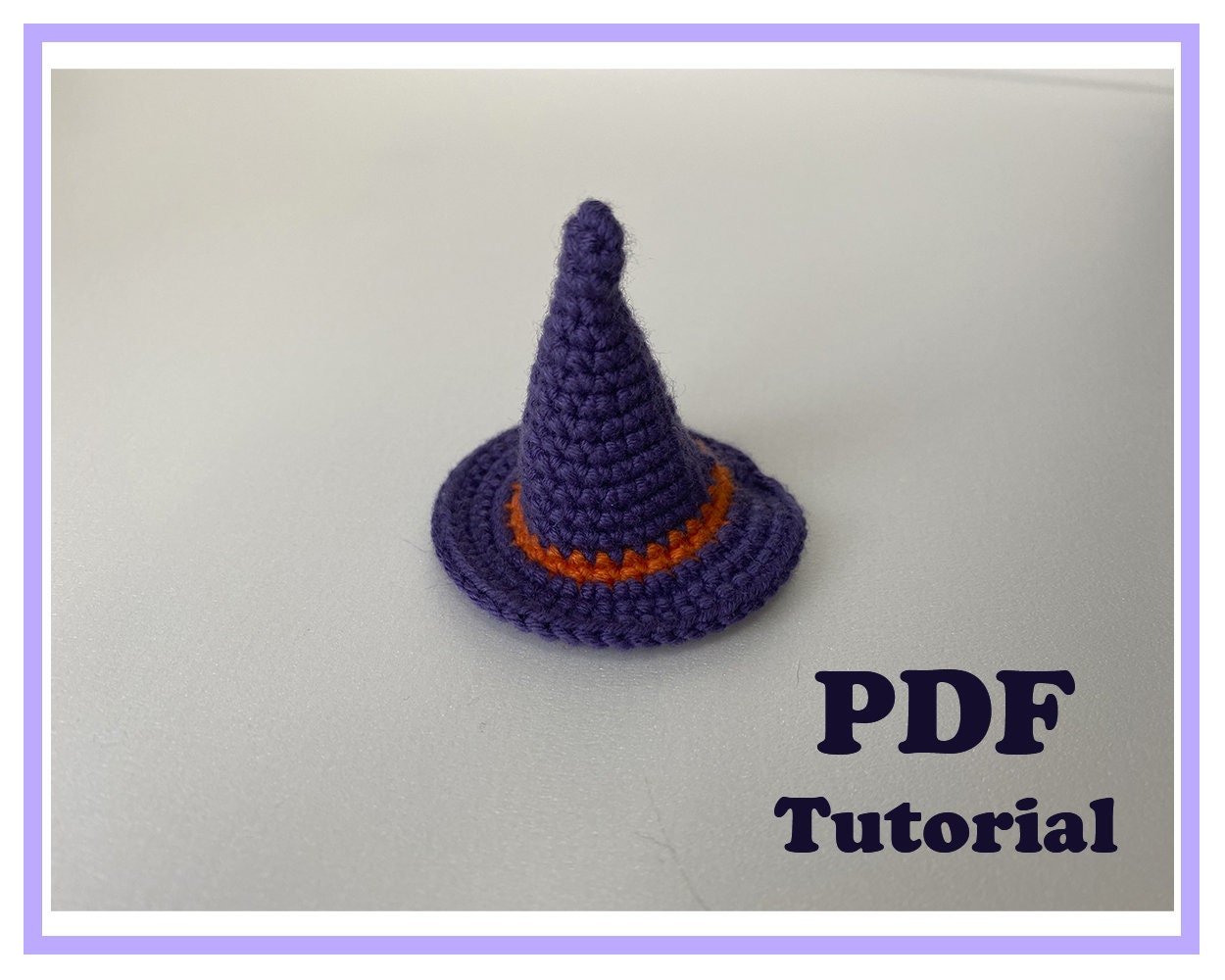 Witch Hat Pattern Crochet Wizard Hat Halloween Amigurumi - Etsy