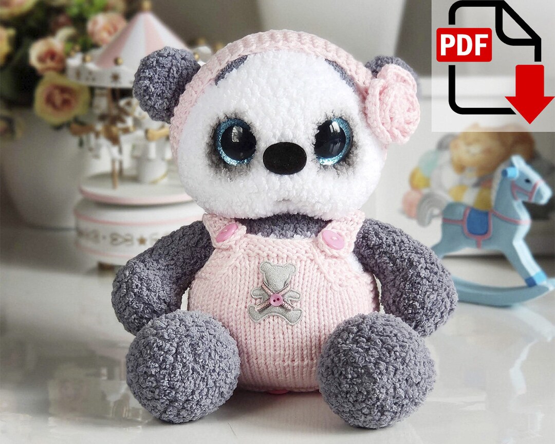 Baby Panda Crochet Pattern / Amigurumi Crochet Animal - Etsy
