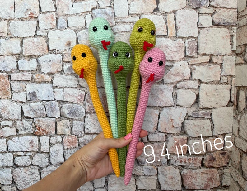 Snake Crochet Pattern, Amigurumi Pattern Snake - Etsy