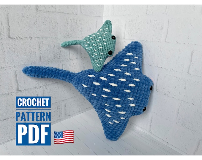 Stingray Crochet Pattern - Etsy Canada