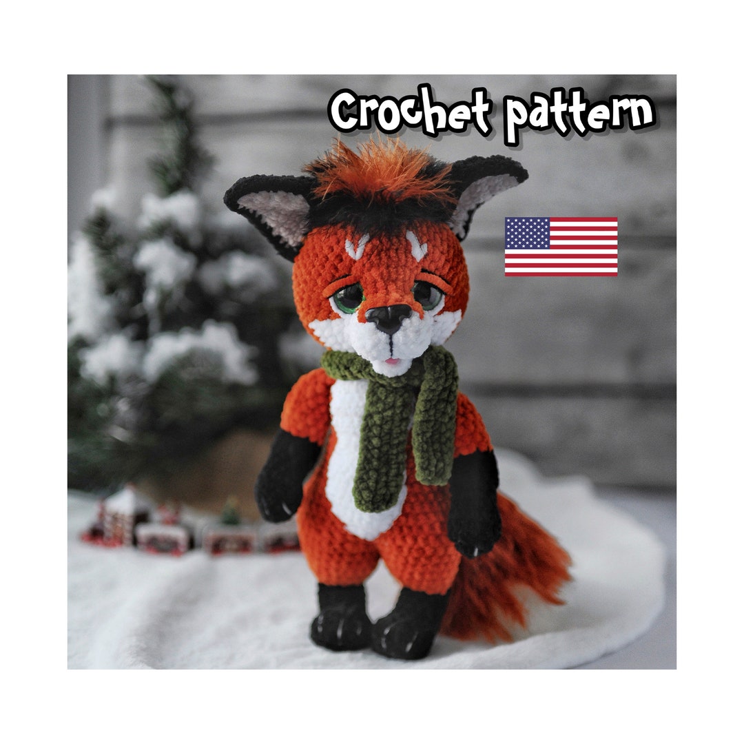 Crochet Fox Pattern, Fox Plush Pattern, Fox Amigurumi, Crochet Toys ...