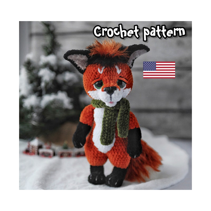 Crochet Fox Pattern - Etsy