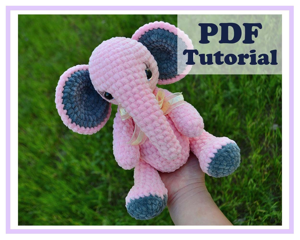 Amigurumi Plush Elephant. Crochet Pattern PDF Tutorial in English - Etsy
