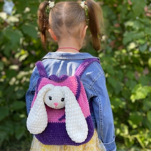 Kids Backpack's Patterns, Set of 4 Crochet Plush Backpack Patterns - Etsy
