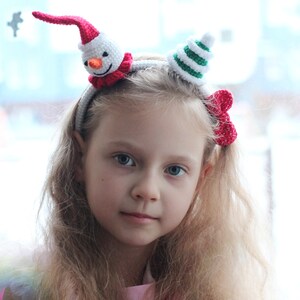 Christmas Snowman Hat Headband for Kids & Adults Crochet Pattern, DIY ...