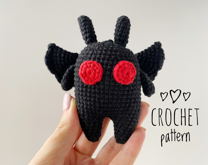 Mothman Crochet Pattern, PATTERN ONLY - Etsy