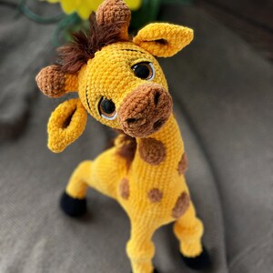 Crochet Giraffe Pattern, Giraffe Plushie, Amigurumi Giraffe, Safari ...