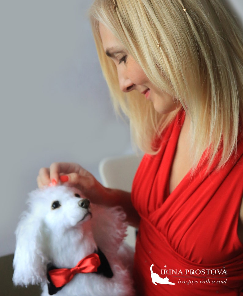 Pattern Dog. Realistic Sewing Toy, Realistic Poodle, Stuffed Animals ...