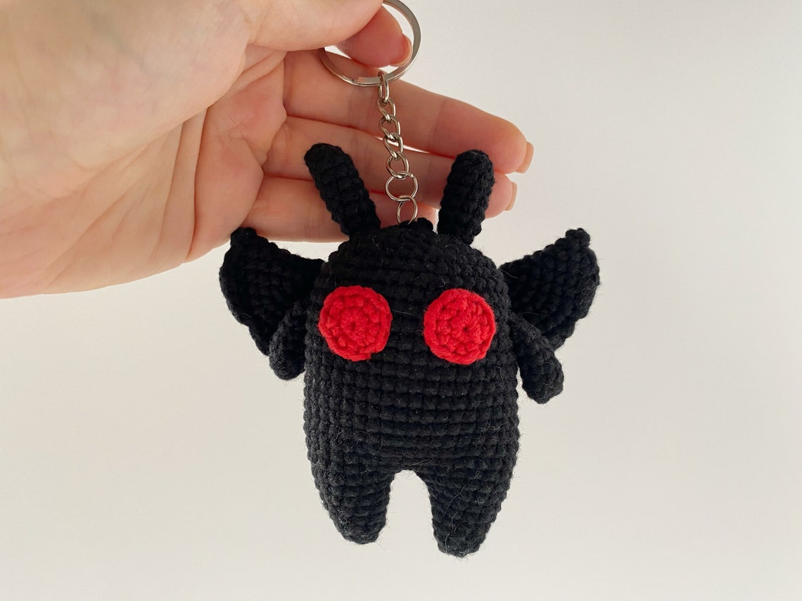 Moth Crochet Pattern Crochet Keychain Pattern Cute Car | Etsy