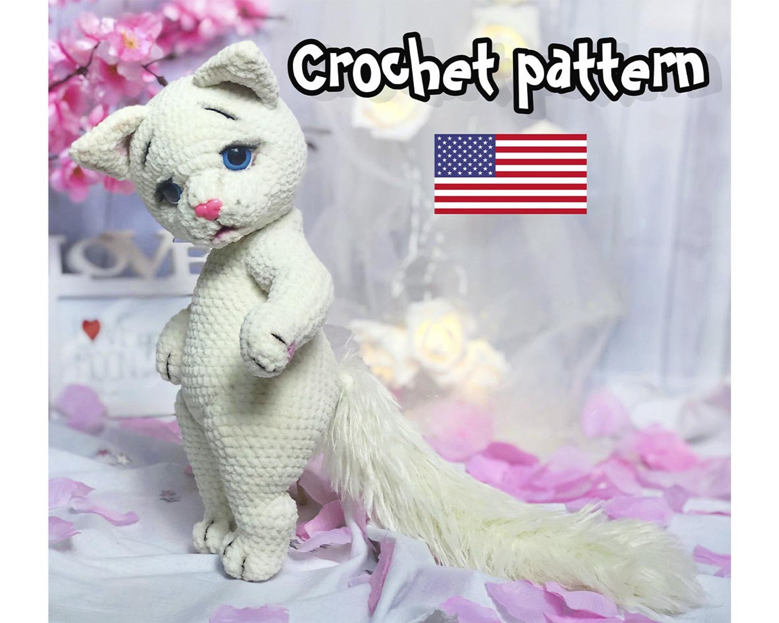 Crochet Cat Pattern Cat Stuffed Animal Amigurumi Pattern - Etsy