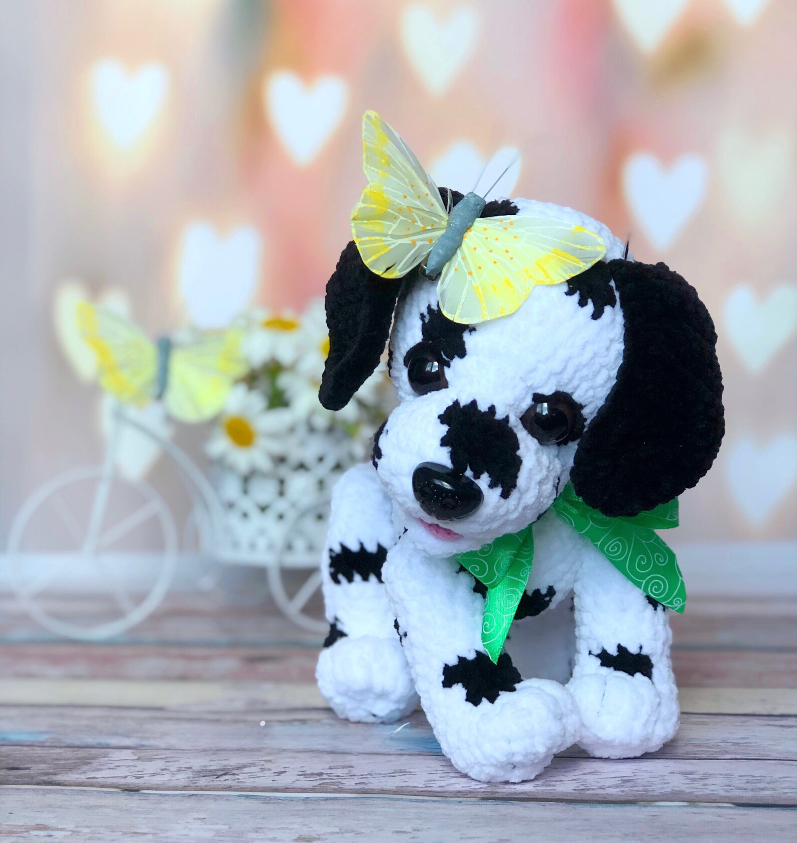 Amigurumi Dalmatian: Crochet Dog Pattern. Stuffed Plush Realistic Dog ...