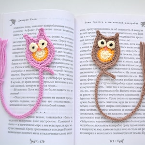 Owl Bookmark Crochet Pattern, Lace Bookmark Crochet PDF, Handmade ...