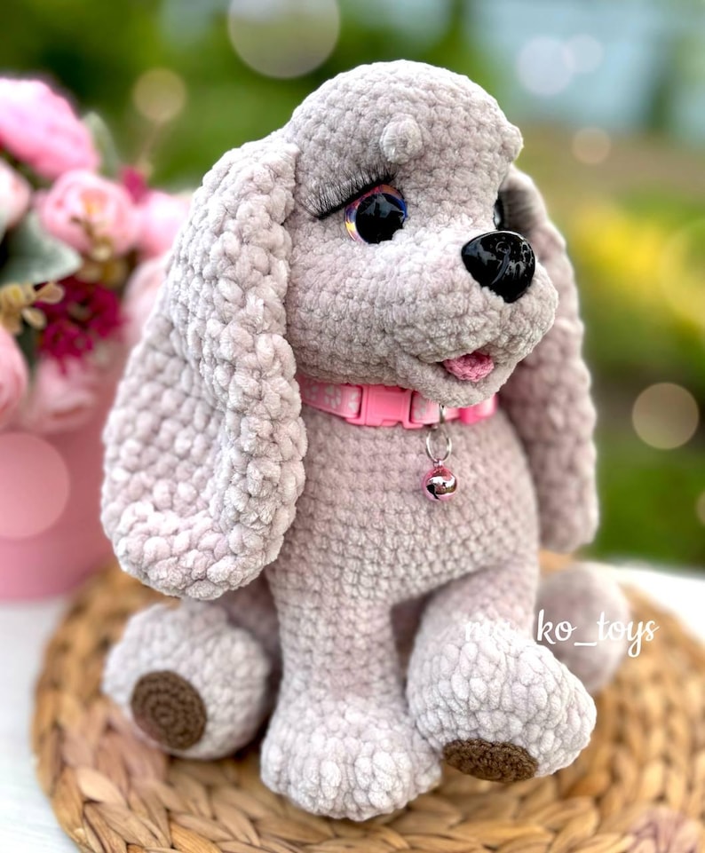 Crochet Spaniel Pattern, Plush Amigurumi Puppy Tutorial, Pdf Crochet ...