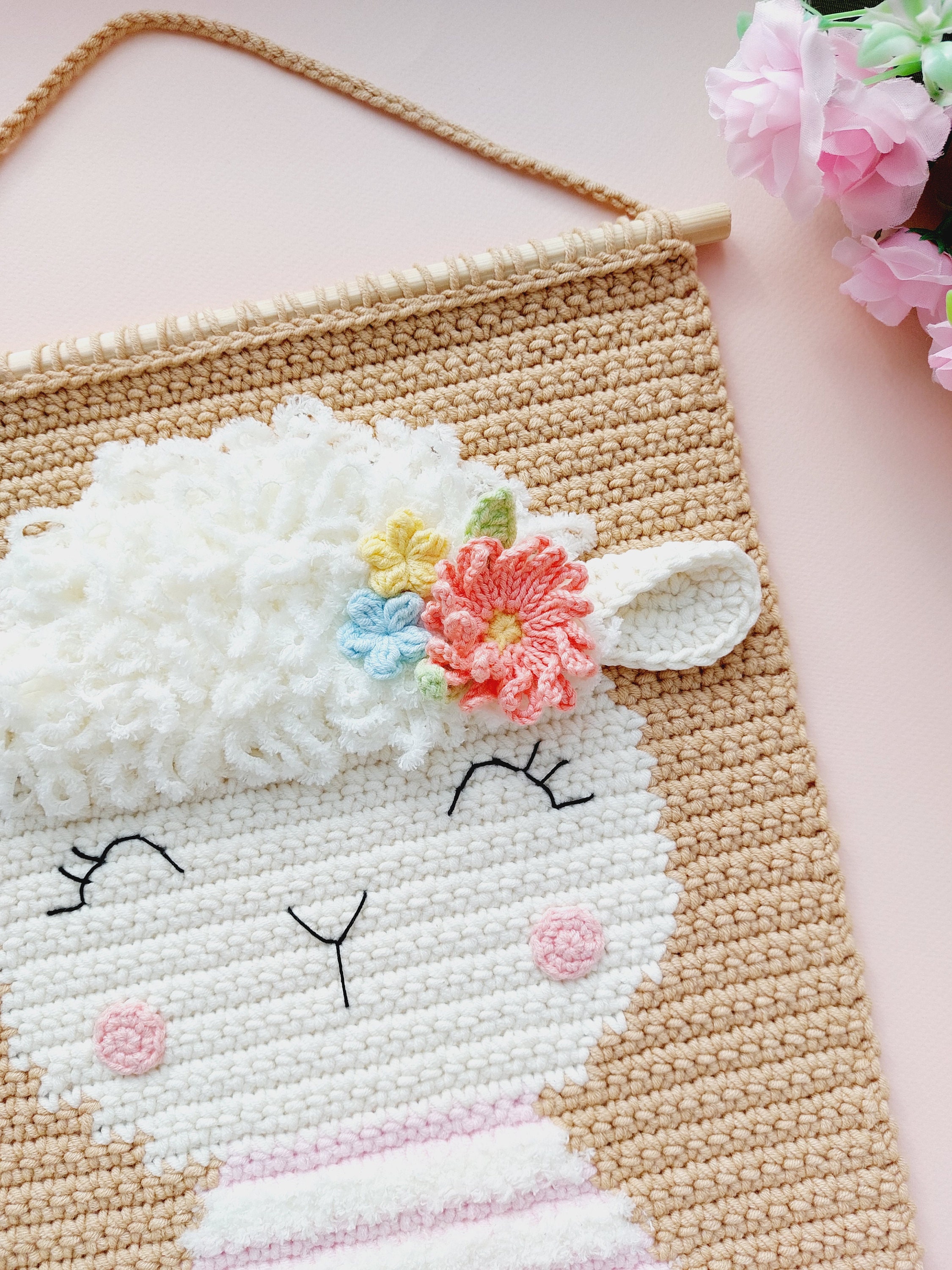 Crochet Wall Hanging Pattern Crochet Wall Decor Pattern - Etsy