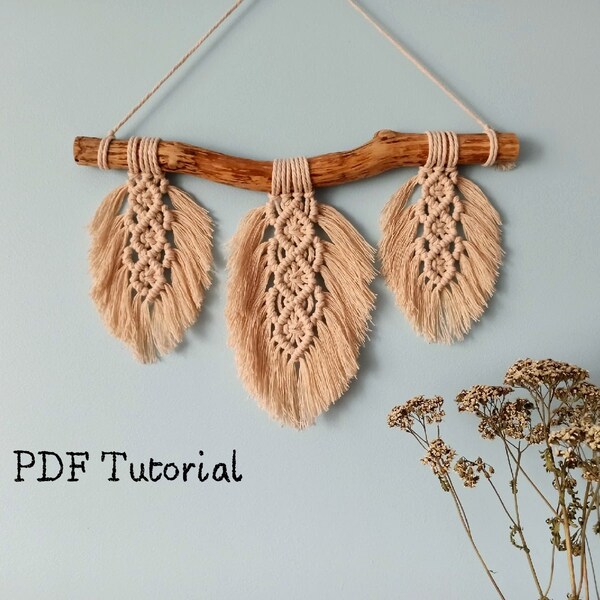 Macrame Leaf Pattern - Etsy