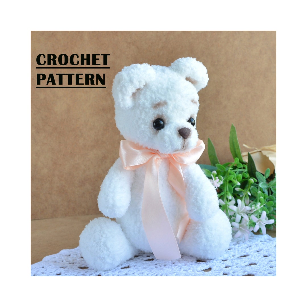 Amigurumi Bear Pattern, Teddy Bear Tutorial, White Bear Pattern ...
